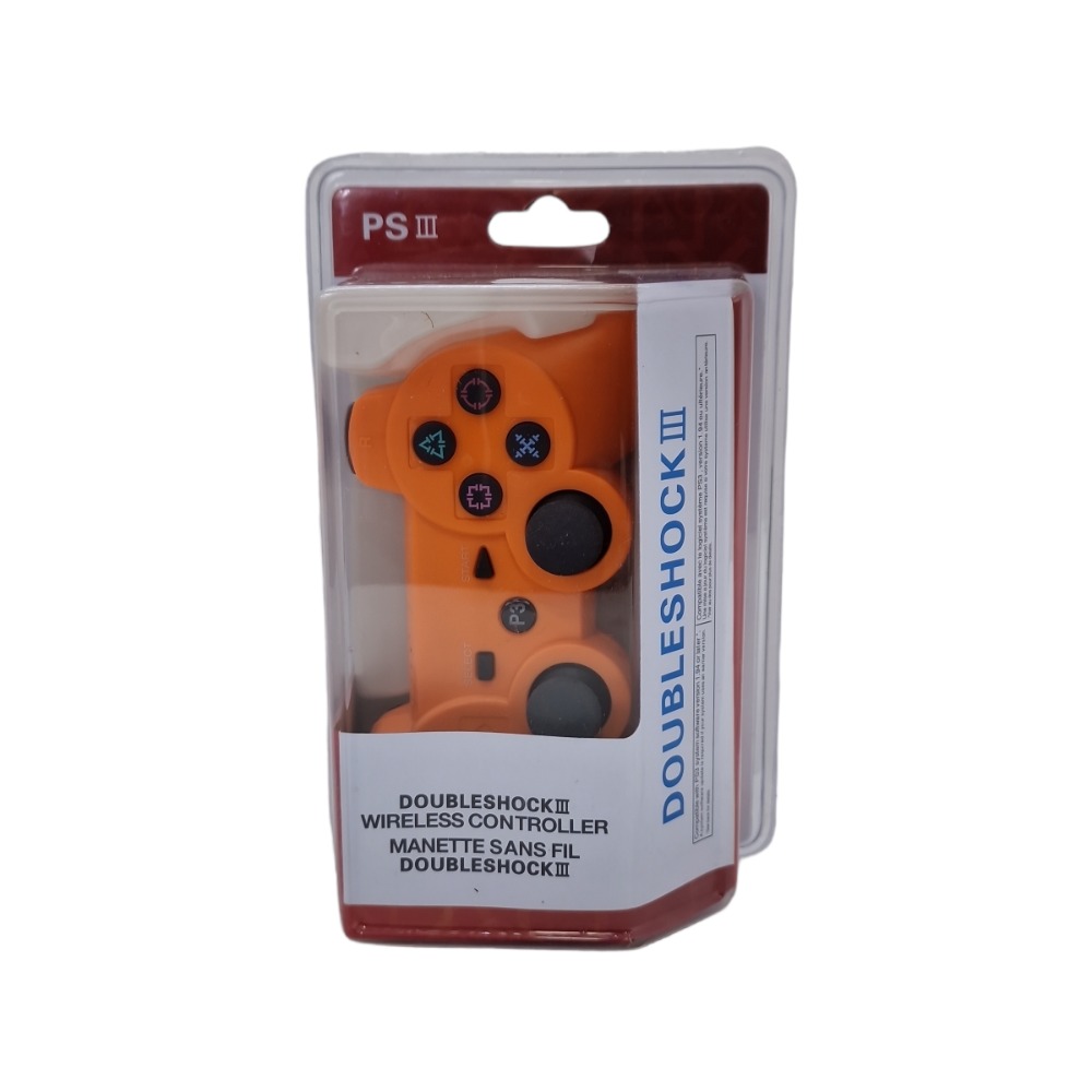 3rd Party PlayStation 3 Wireless Controller - Orange - Own4Less